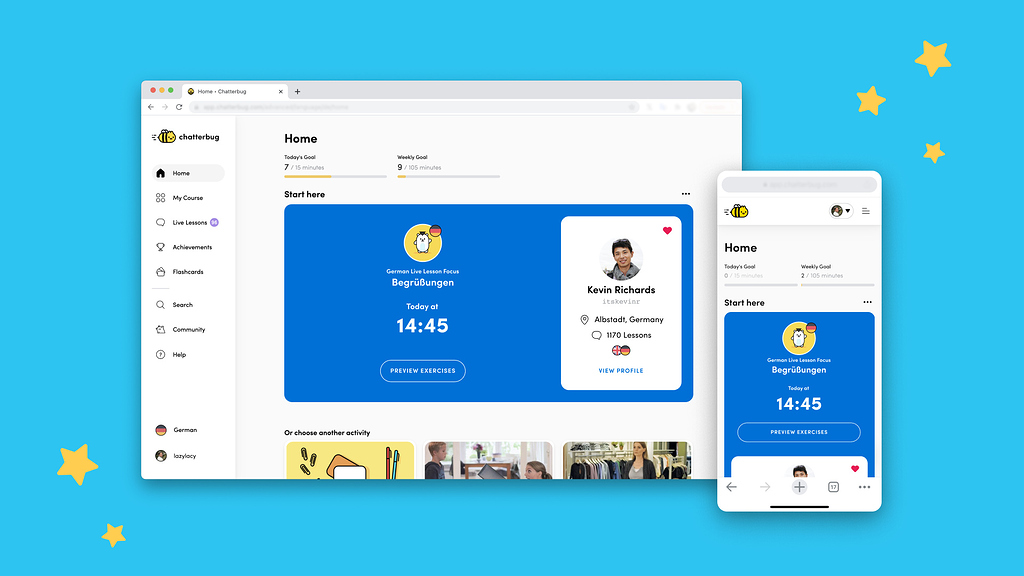 Chatterbug vs. Duolingo 2026: Live-Unterricht oder Gratis-App – was ...